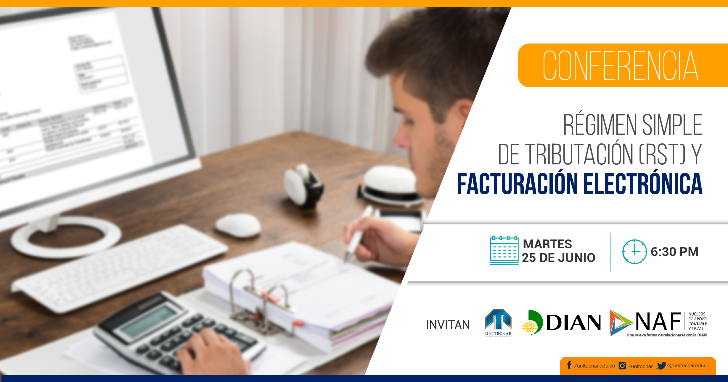 Conferencia: Régimen simple de tributación (RST) y factura electrónica | Fundación Universitaria ...